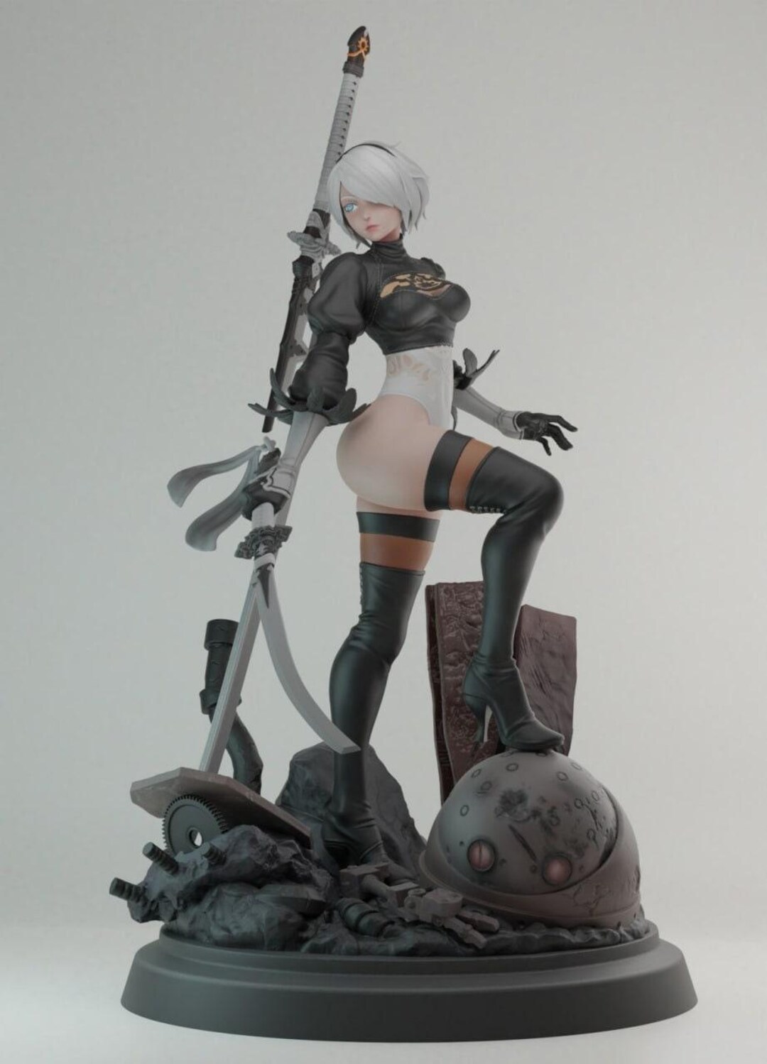 Fantasy Figure 2B Bot STL File for 3D Printing Movie and Game Characters Diorama 3D Model - Etsy