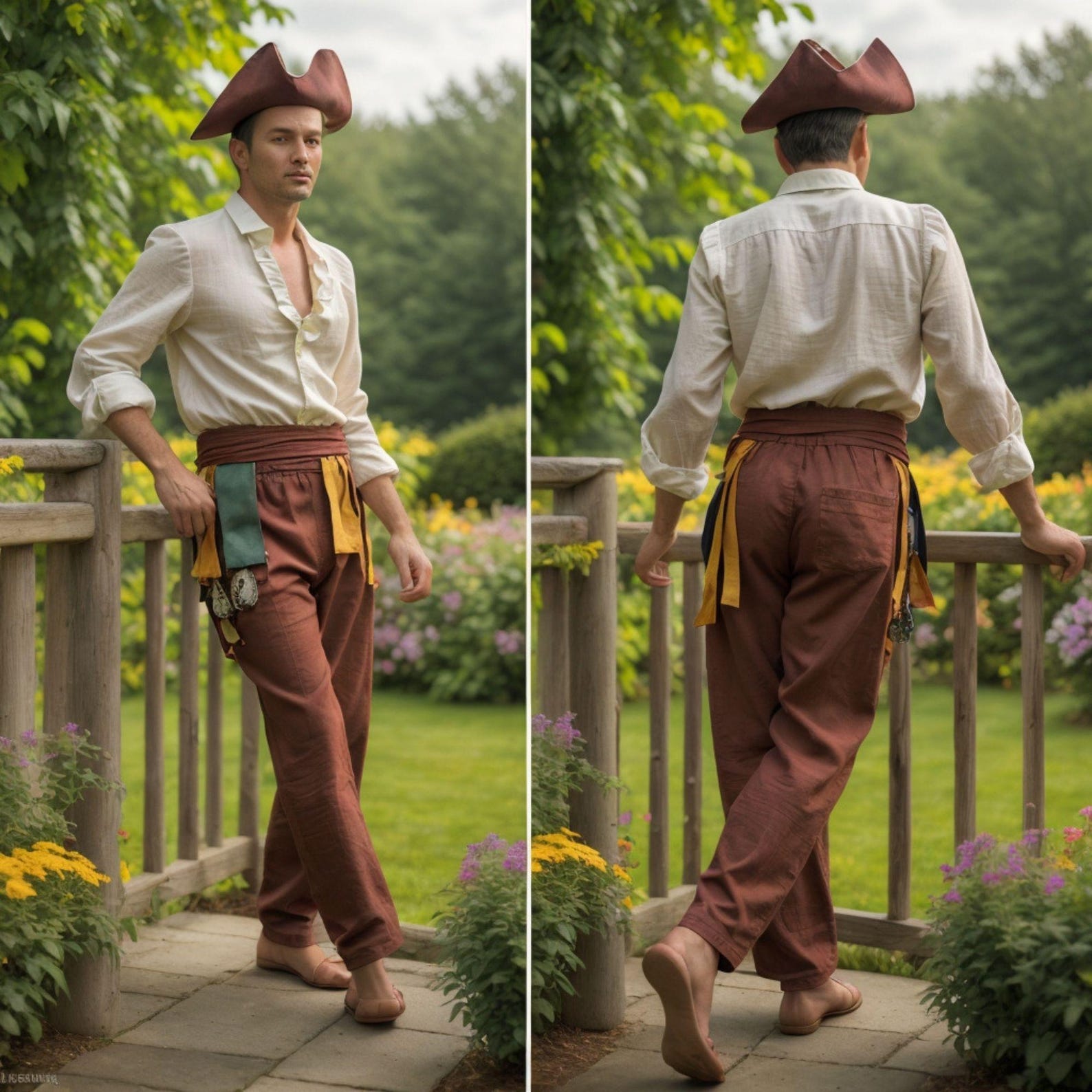 White Pirate Ruffle Shirt | Renaissance Adventure Blouse for Men ...