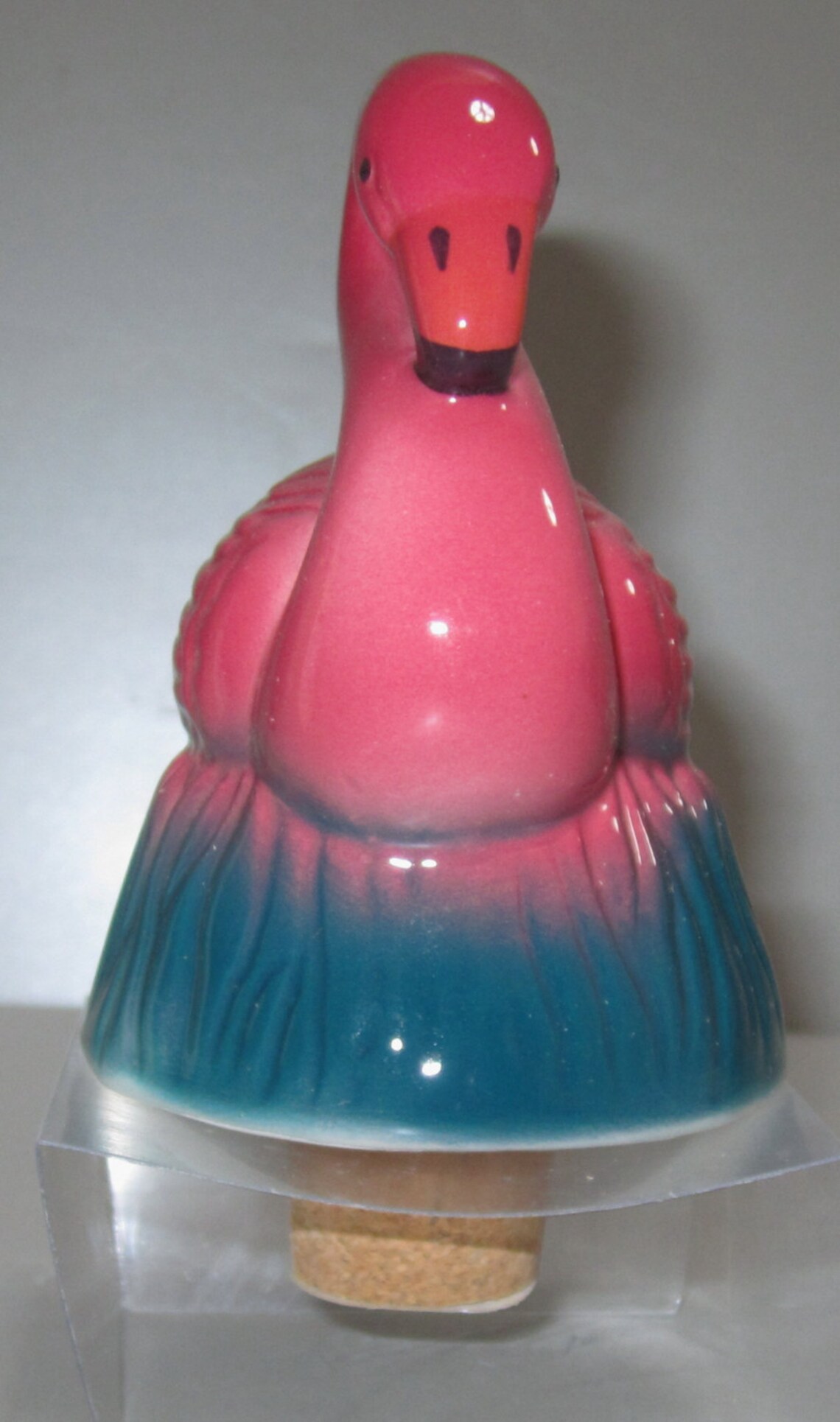 A Vintage 4 Tall Ceramic Flamingo Champagne Wine or - Etsy