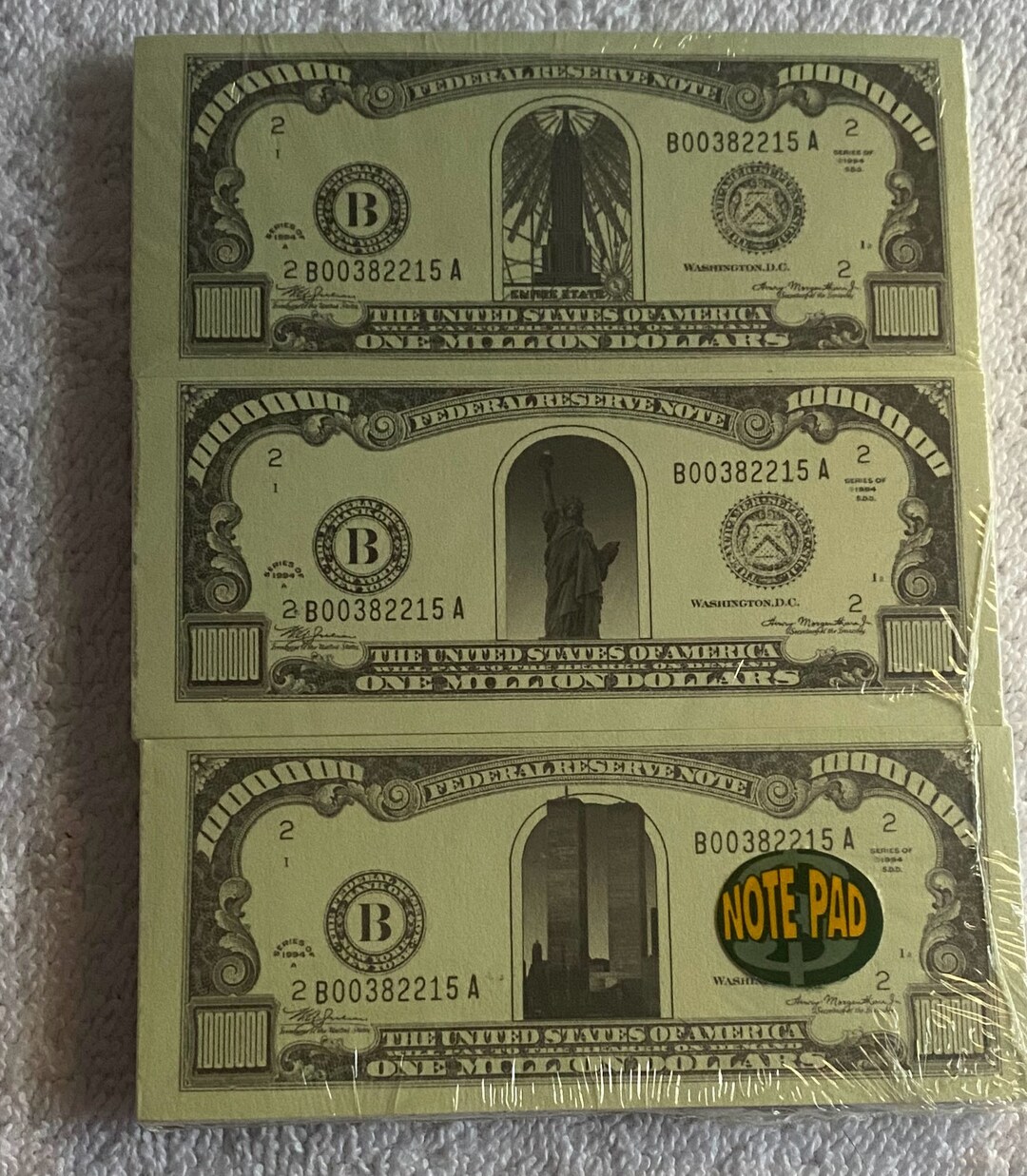 Vintage Packs of 3 Different NYC Buildings Including the WTC World ...