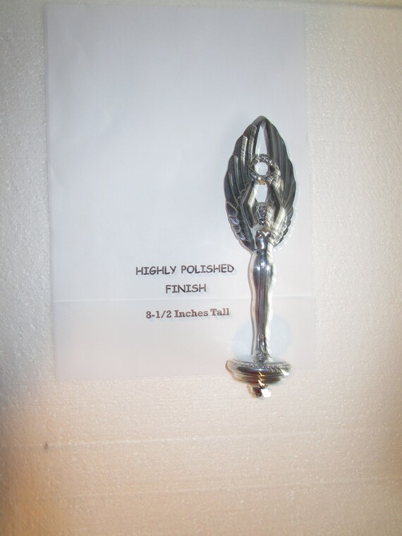 Topper of a Tall Art Deco Lady With Wreath Auto Car Hood | Etsy