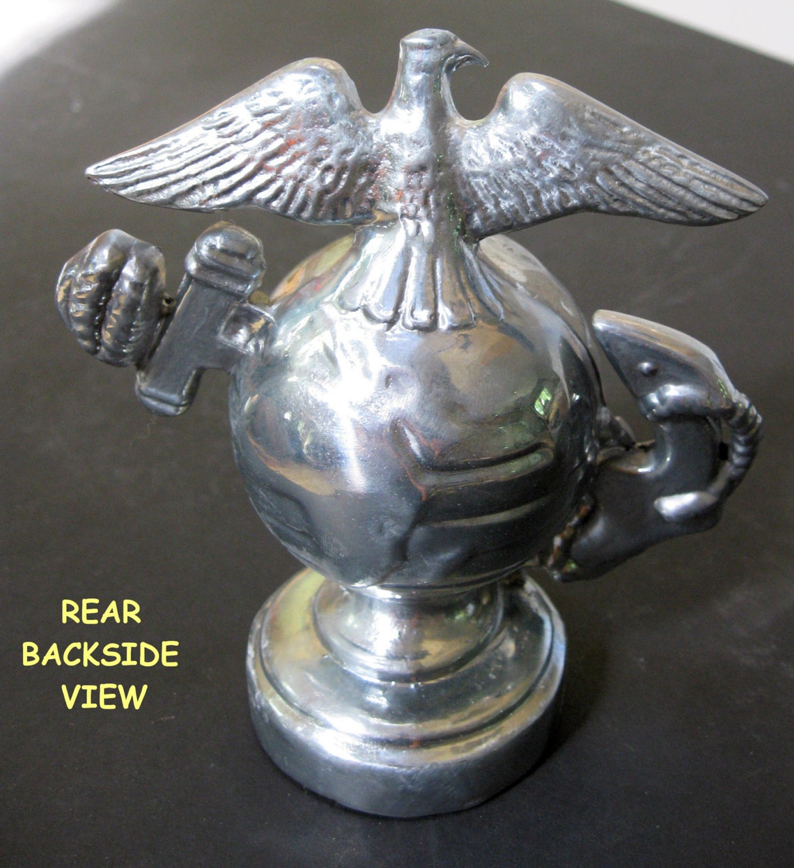 A USMC Marine Corps Insignia Paperweight in Highly Polished - Etsy