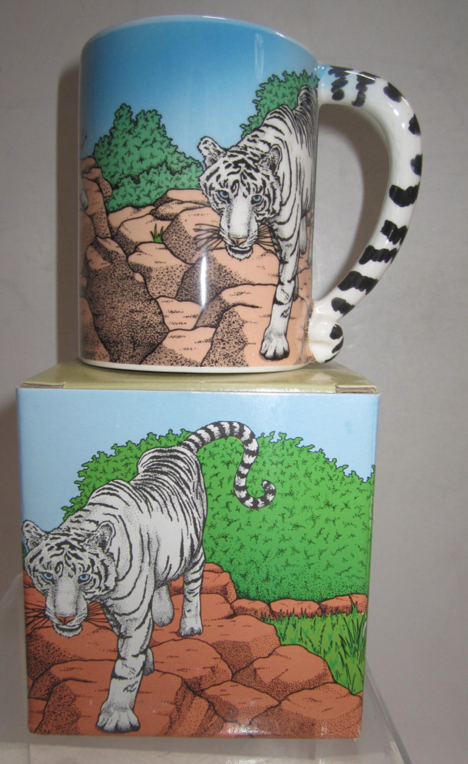 White Tiger Coffee Mug Wildlife 13 Ounce Style 4109 - Etsy