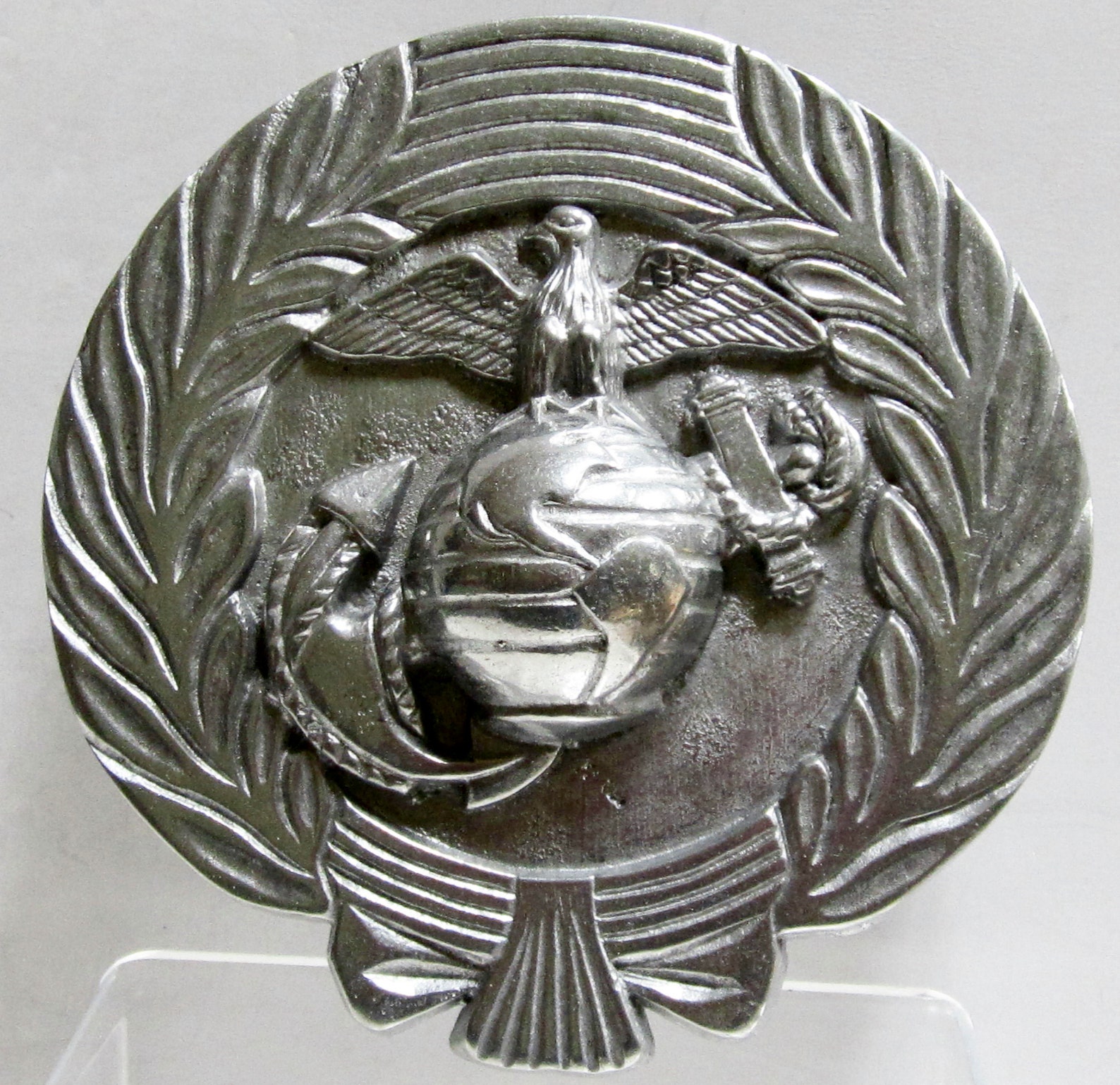 USMC Marine Corps Insignia Round Plaque Grave Marker 7 - Etsy