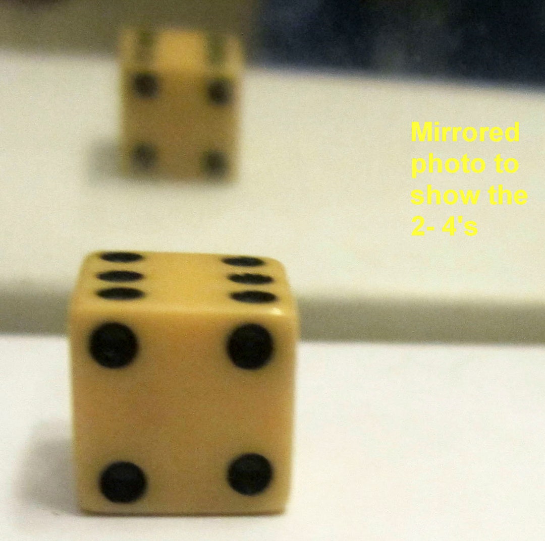 Vintage Cheaters Gambler"s Bakelite Catalin Dice 0.36" by 0.36" Sold ...