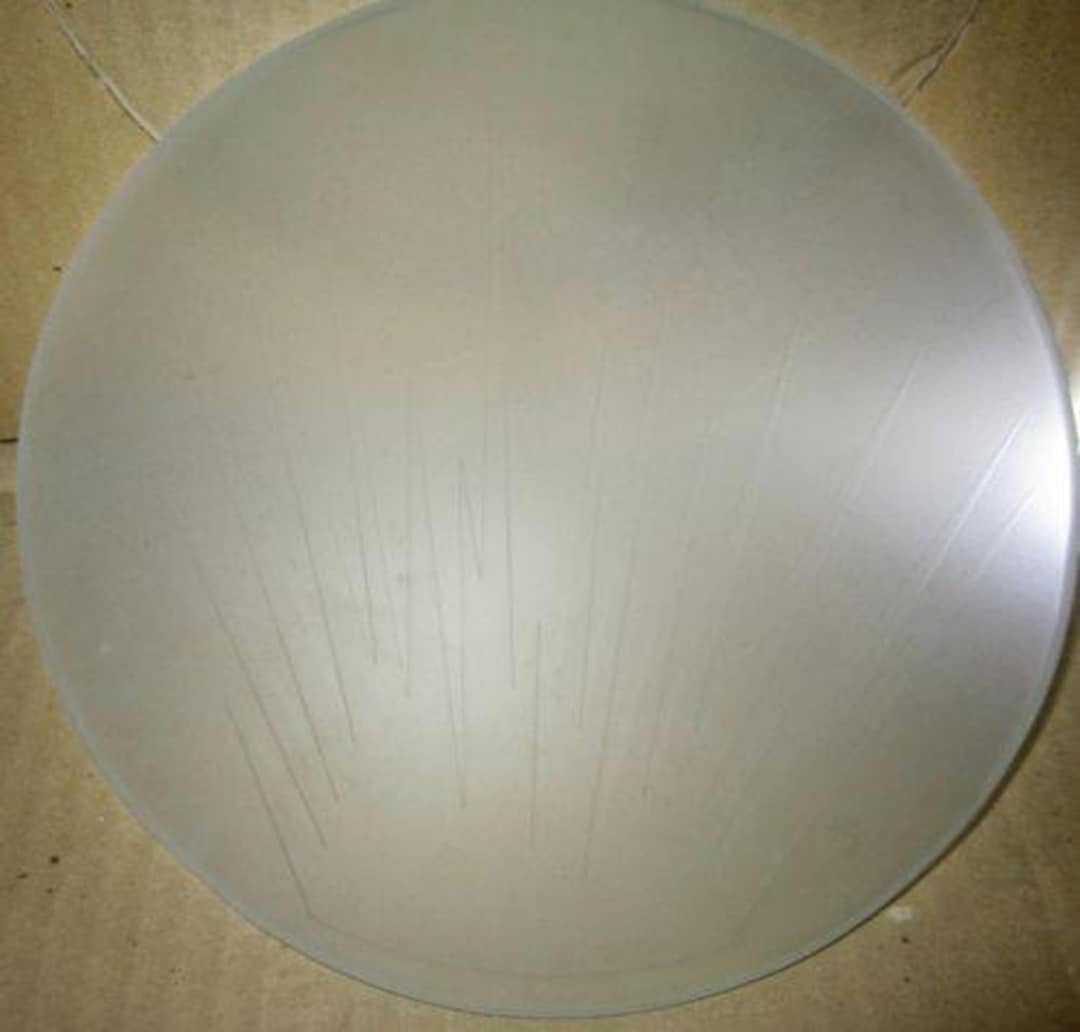 A Vintage Frankart Sunburst Etched Design Replacement 8-1/8" Glass FLAT ...