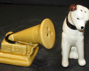 Vintage Ceramic Nipper HMV Dog, Made in Japan - Etsy
