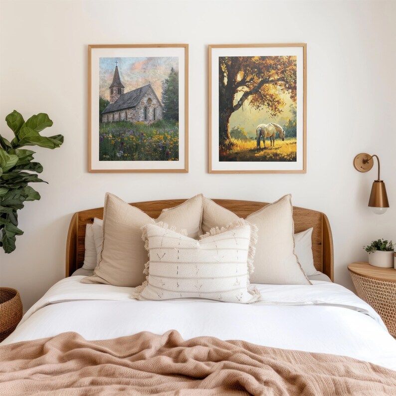 English Countryside Gallery Wall Art Prints | Vintage Cottage Decor ...