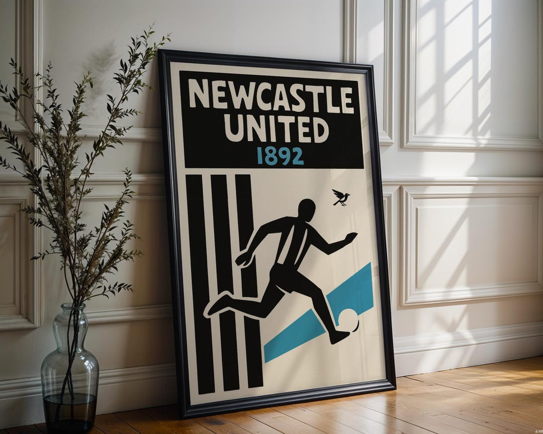 Newcastle United 1892 Poster | Father's Day Gift for Dad Husband ...