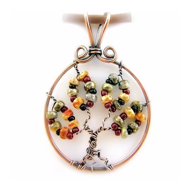 Wire Wrap Lesson Tree of Life Pendant Jewelry Tutorial PDF - Etsy