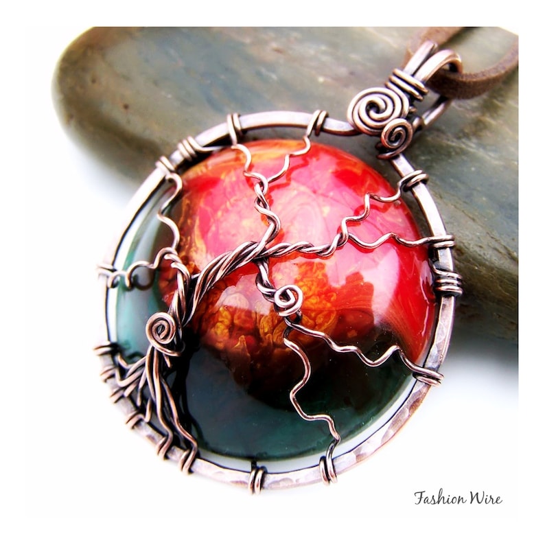 Wire Wrap Lesson Sleeping Tree of Life Pendant Tutorial - Etsy