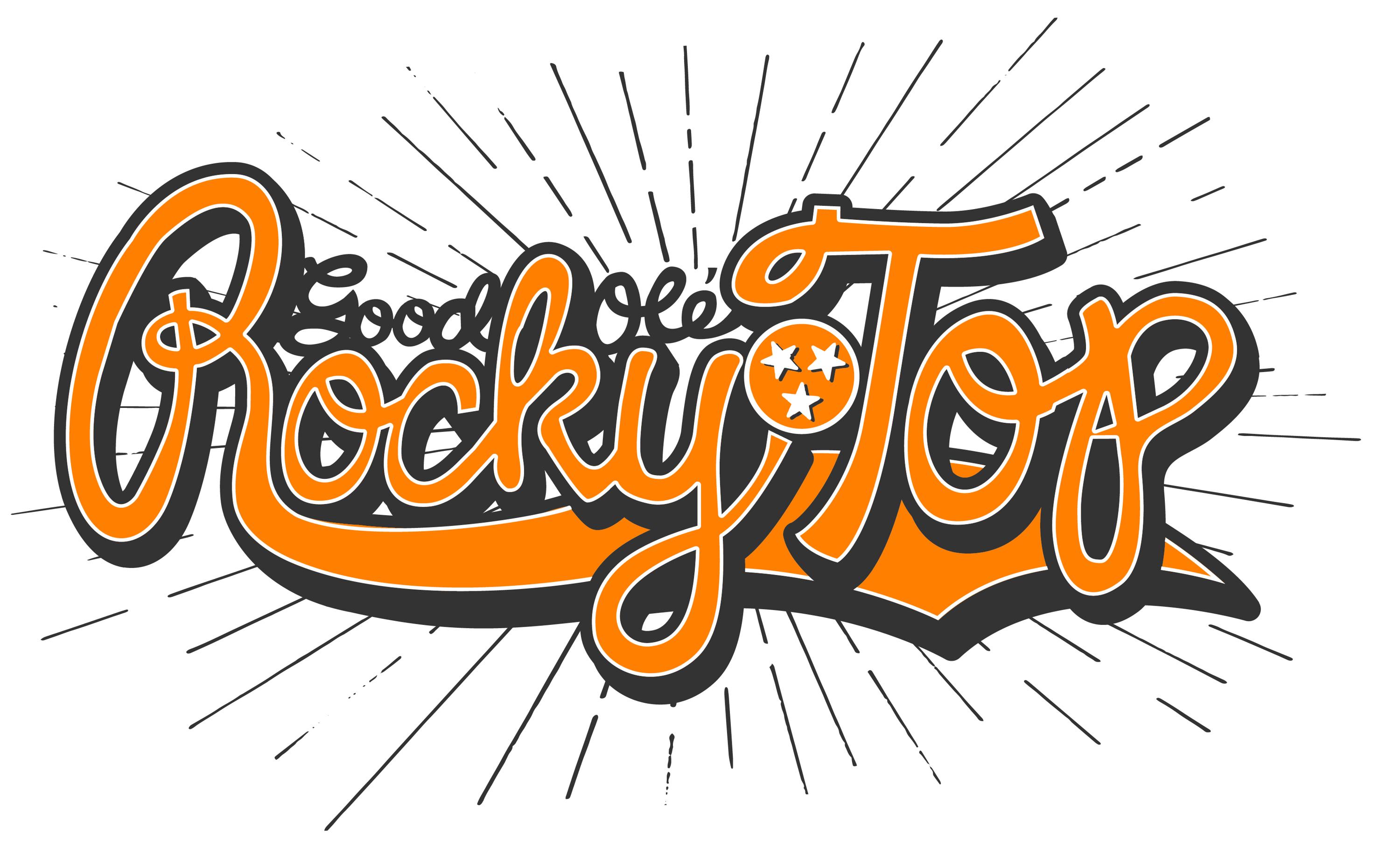 Tennessee Vols Volunteers Rocky Top Design, for Use on T-shirts ...