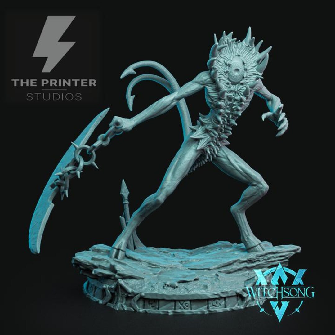 Avatar of Despair WITCHSONG Miniature 75\90\120mm! UNPAINTED Orc Uman ...