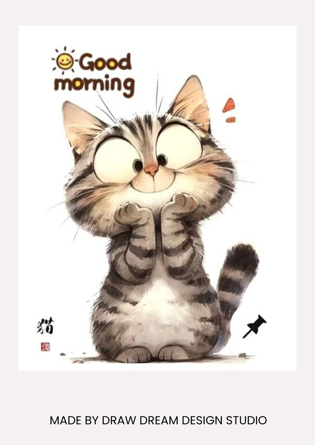 Moody Cats Wallpaper Bundle Cute Cats Wallpaper Set Kawaii Wallpaper ...