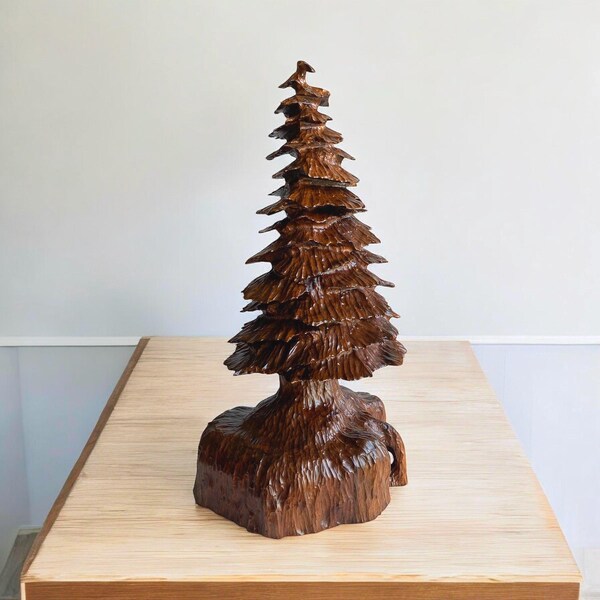 Hand Carved Tree - Etsy