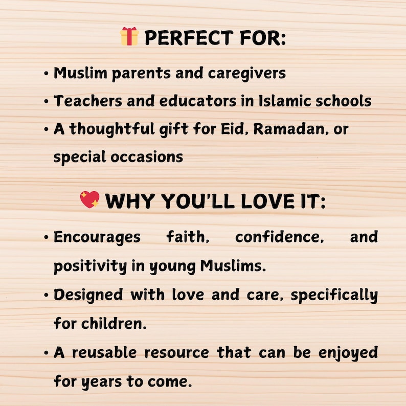 Islamic Affirmation Cards for Muslim Kids: Positive Quotes (digital ...
