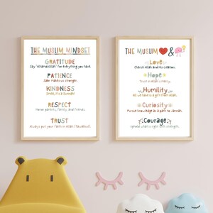 Positive Little Muslim Set; Islamic Affirmation Prints for Kids ...