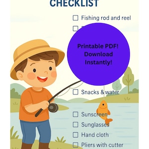 Adorable Printable PDF Checklist for Everything You Need to Take the ...