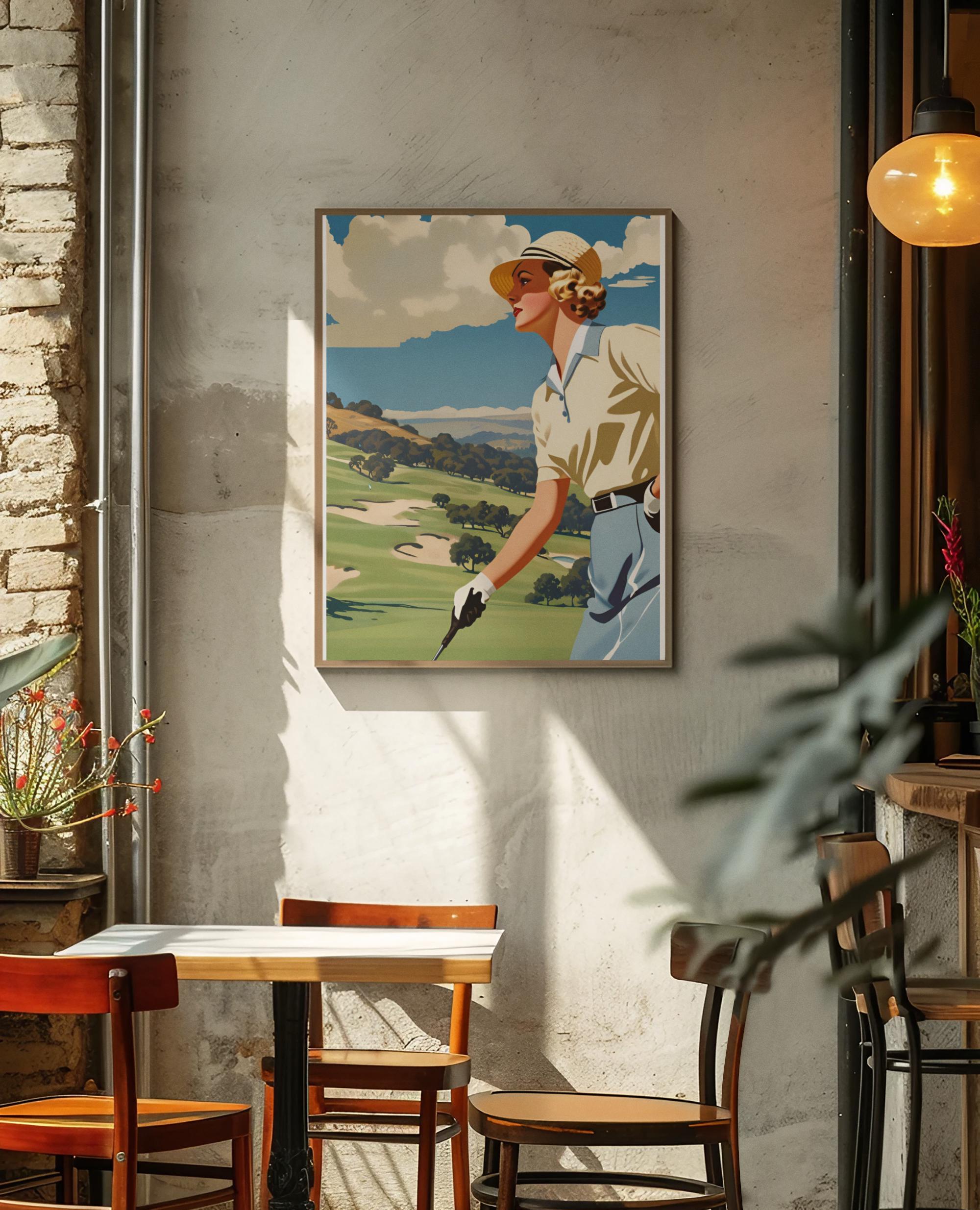 Golf Print Golf Wall Art Print Golf Poster Vintage Golf Art Gifts for ...