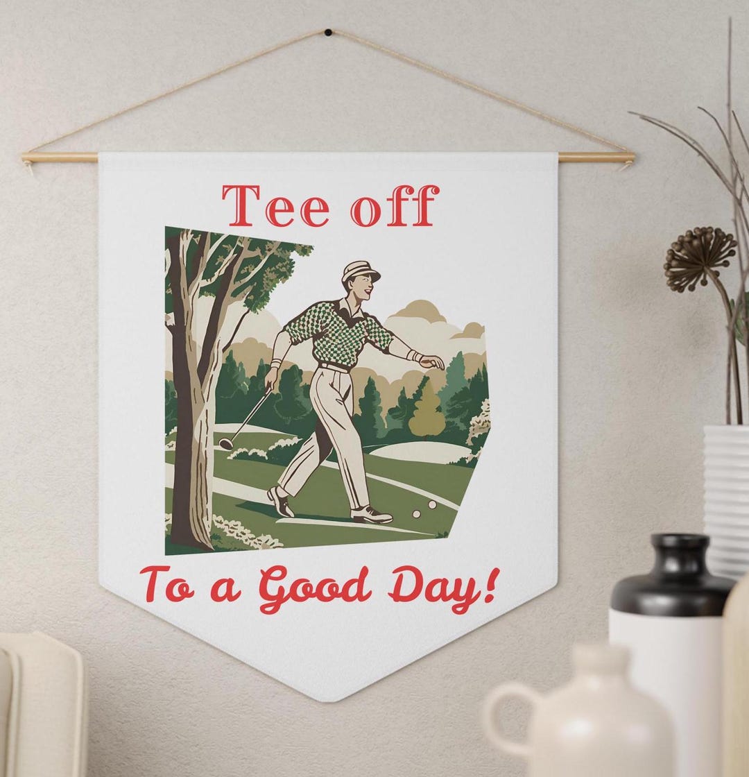 Vintage Golf Pennant Banner: Funny Golfing Gift Decor - Etsy
