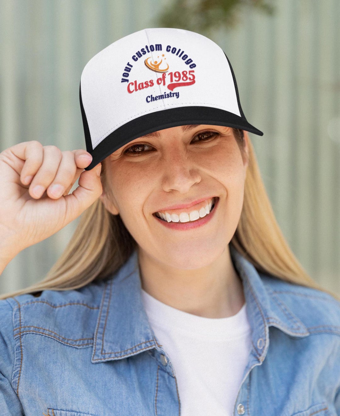 Custom University College School Class Reunion Gathering Mesh Hat, Gift ...