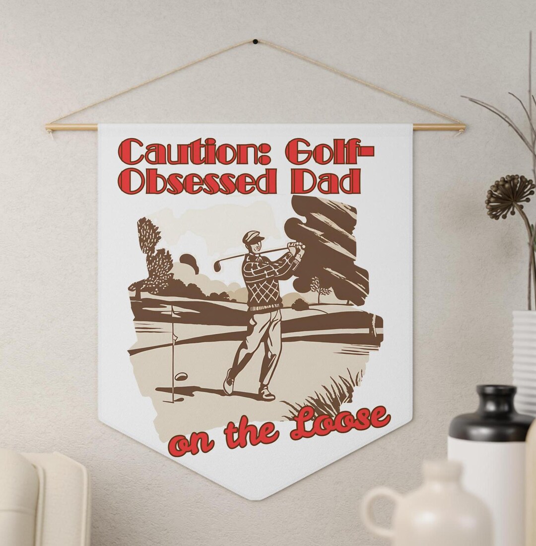 Vintage Golf Pennant Banner: Funny Golfing Gift Decor - Etsy
