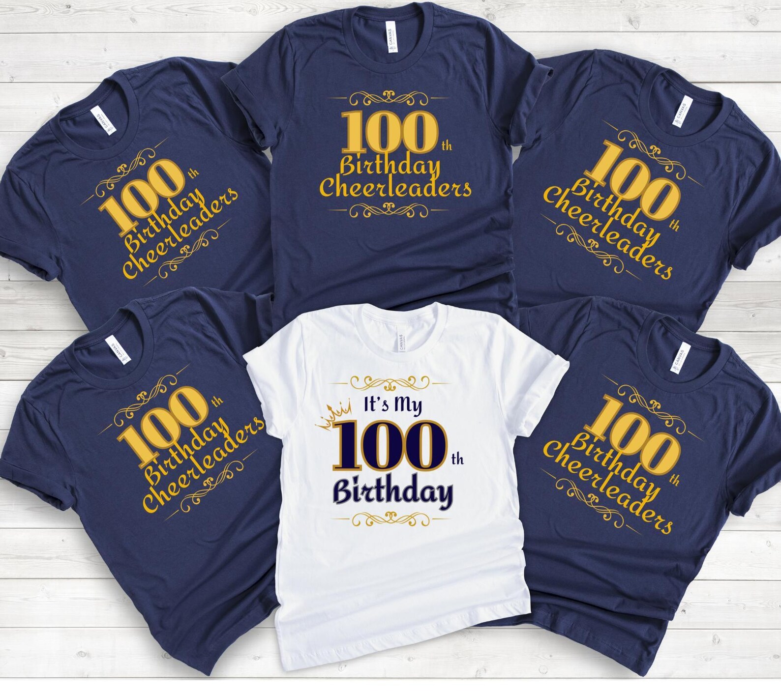 100th Birthday T-shirt 100th Birthday Gift, Group Shirts 100 Birthday ...