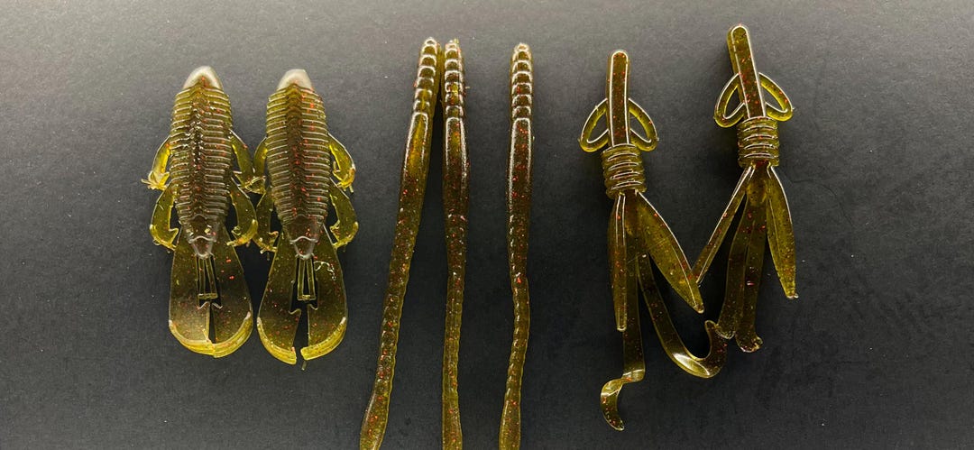 Plastic Fishing Worms - Etsy