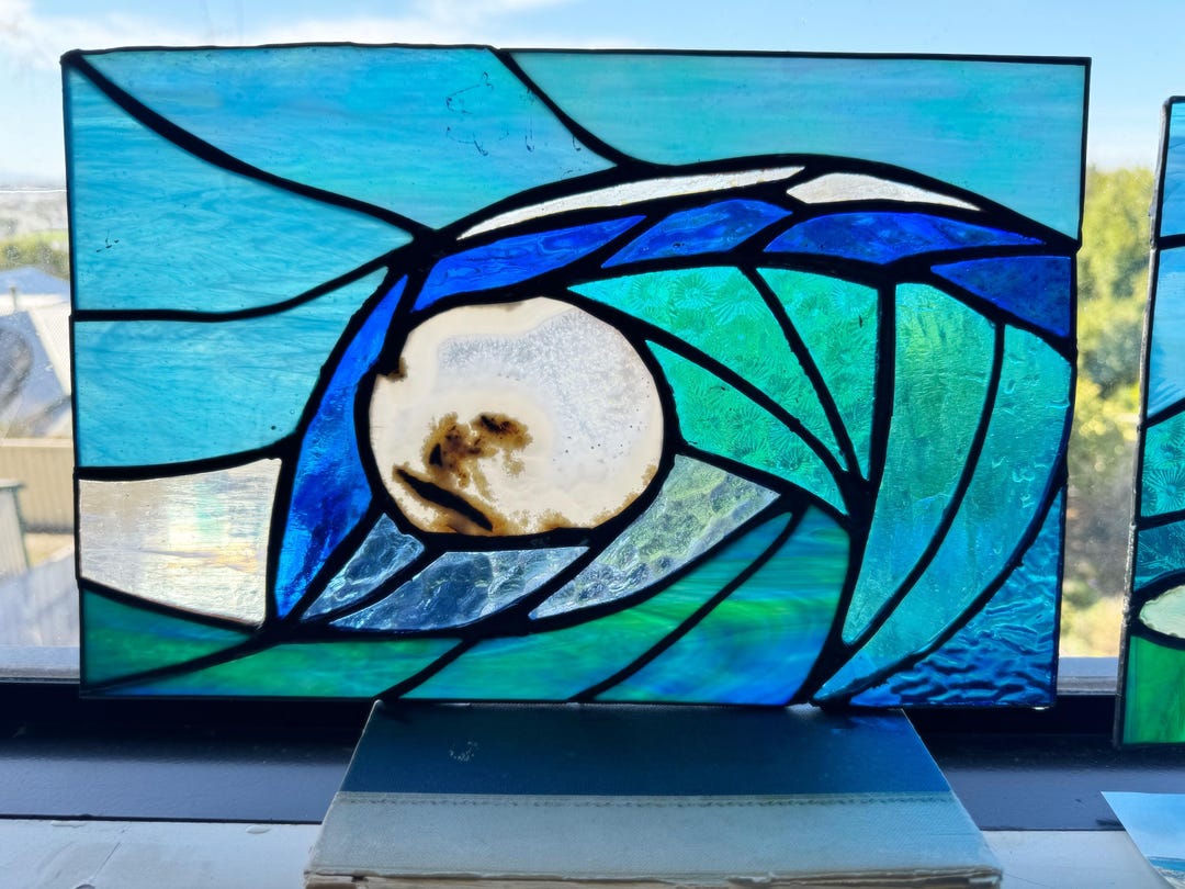 Glass Art Wave - Etsy