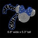 Minnie Mouse 7th Birthday Iron on Rhinestone Transfer Your Color Choice ...