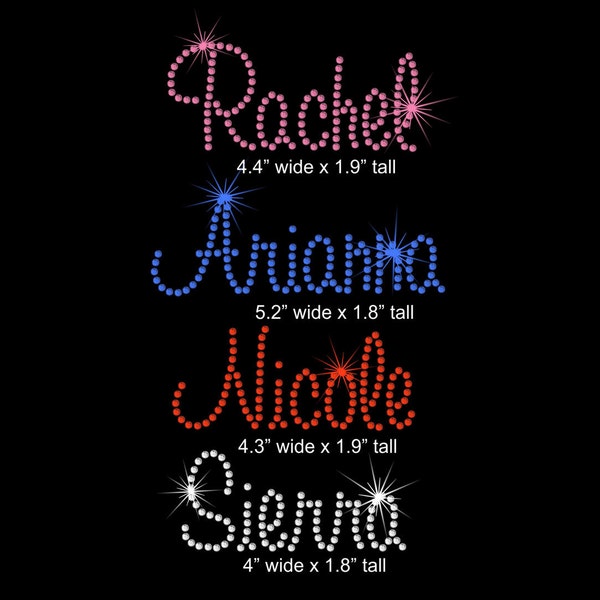 Rhinestone Transfer - Etsy