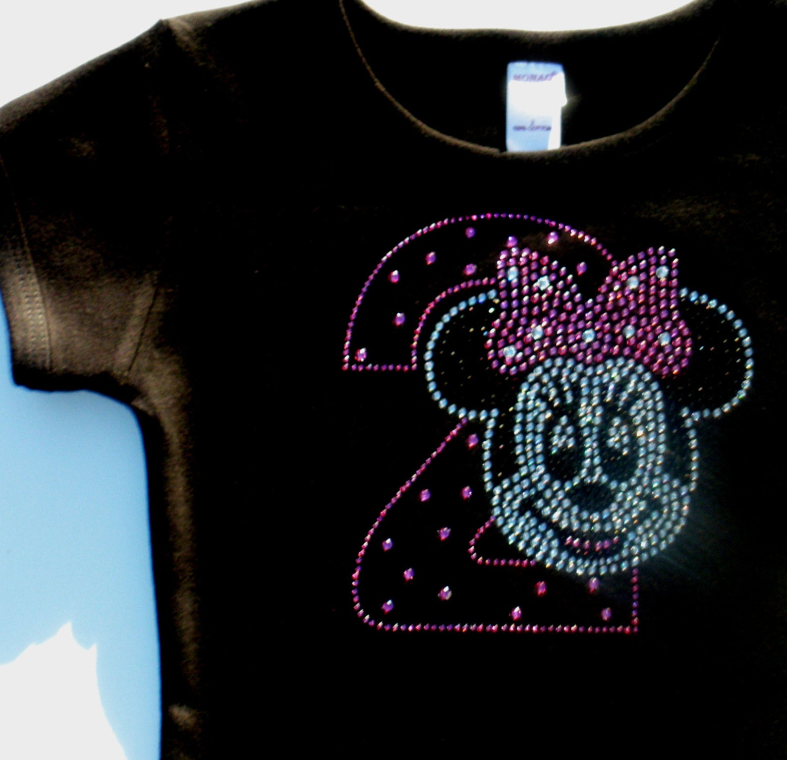 Minnie Mouse 2nd Birthday Iron on Rhinestone Transfer in - Etsy