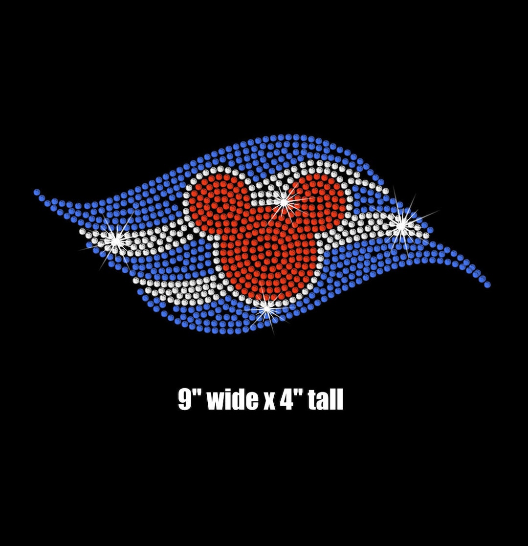 9" Disney Cruise Logo Iron on Rhinestone Transfer Applique Patch - Etsy