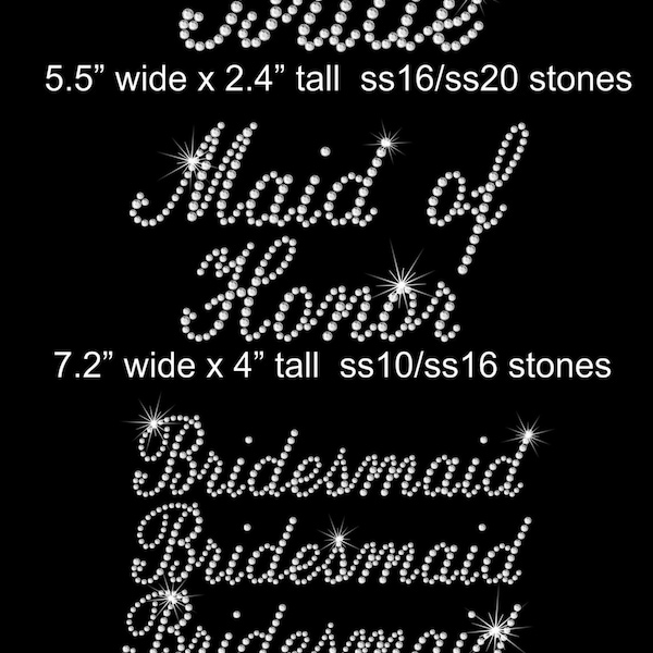 Rhinestone Transfer - Etsy