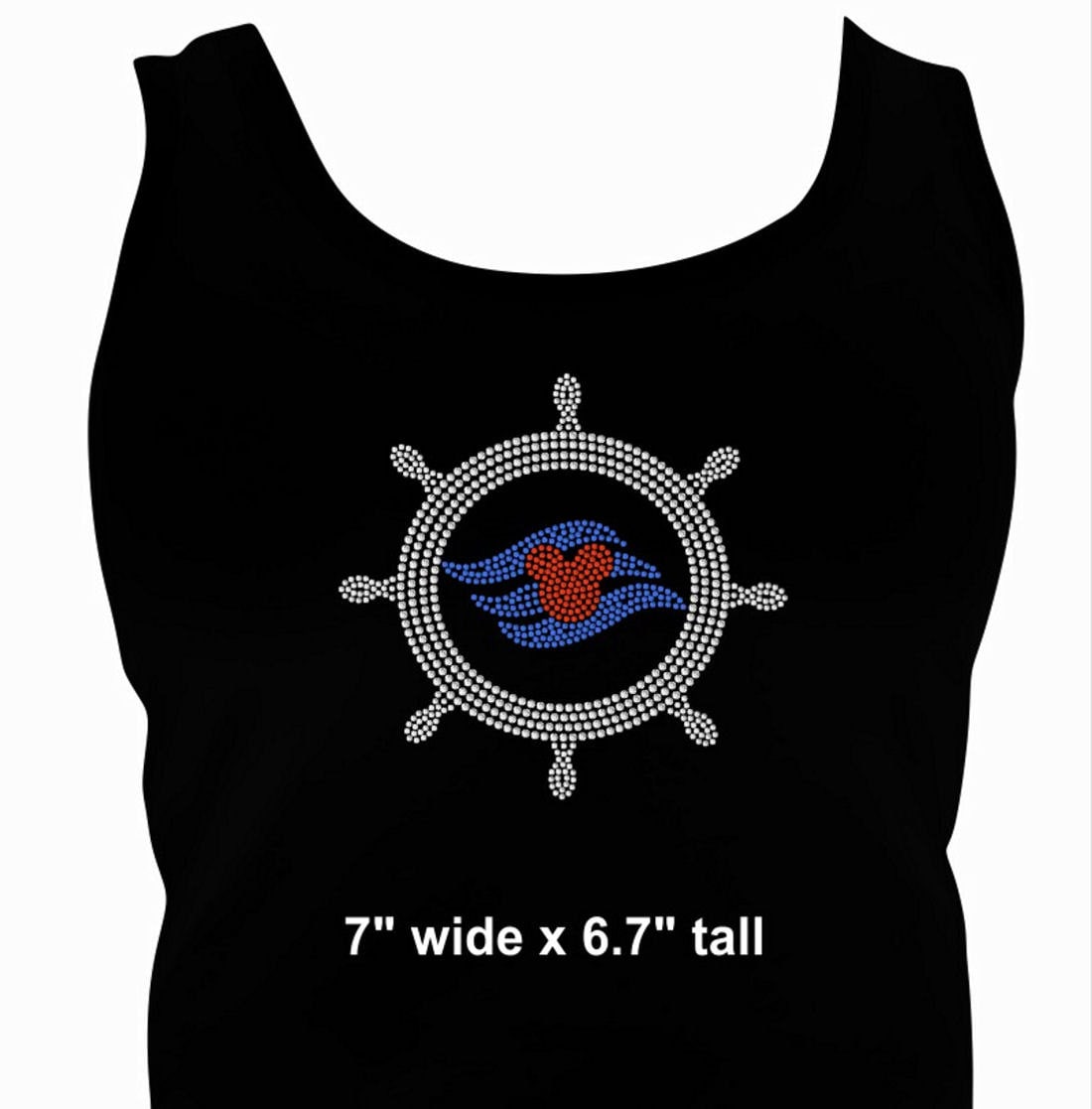 Disney Cruise Ship's Wheel Mickey Mouse DCL Logo Iron on | Etsy