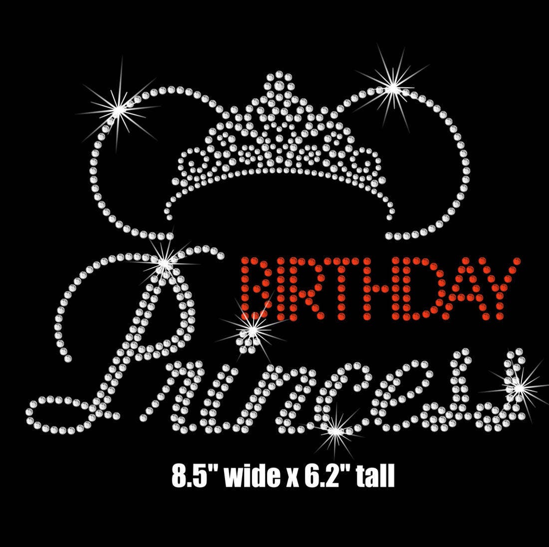 Minnie Mouse Tiara Birthday Princess Iron on Rhinestone | Etsy