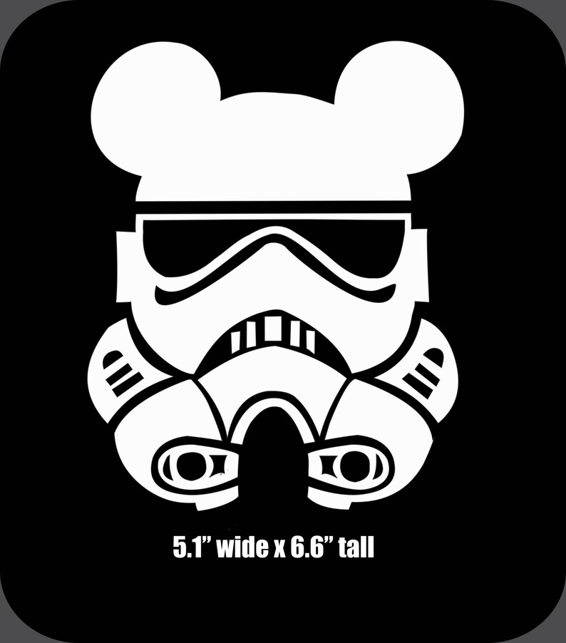 Toddler Boy or Men's Mickey Mouse Stormtrooper Iron on - Etsy
