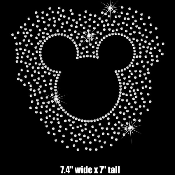 Rhinestone Mickey - Etsy