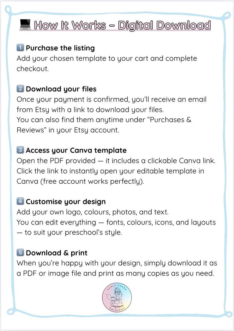 Staff Profile Template - Etsy