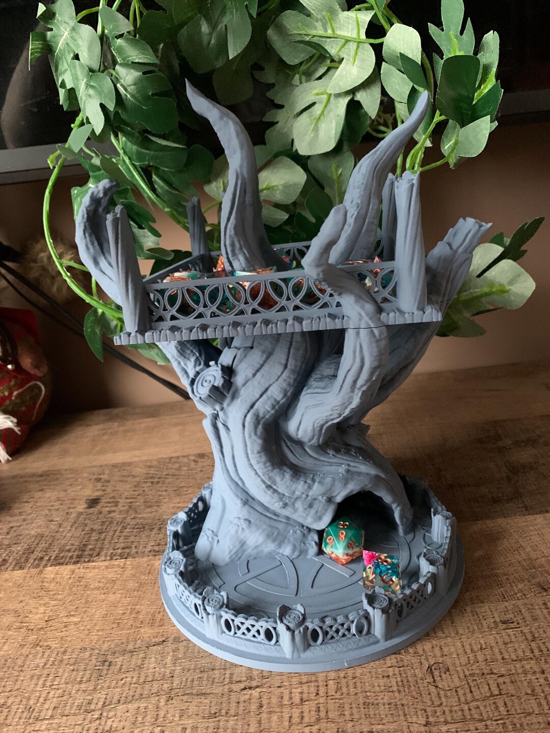 Dice Tree Tower Natural Druid Nature TTRPG D&D Accessory 3D Printed ...