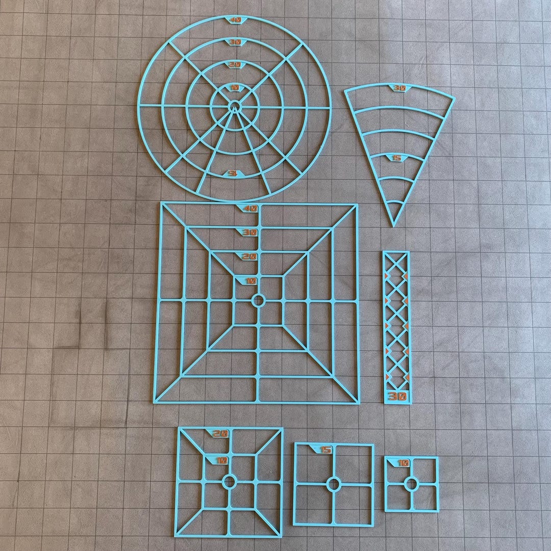 Spell Area of Effect Template for Dnd Aoe Markers for Tabletop RPG 3D ...