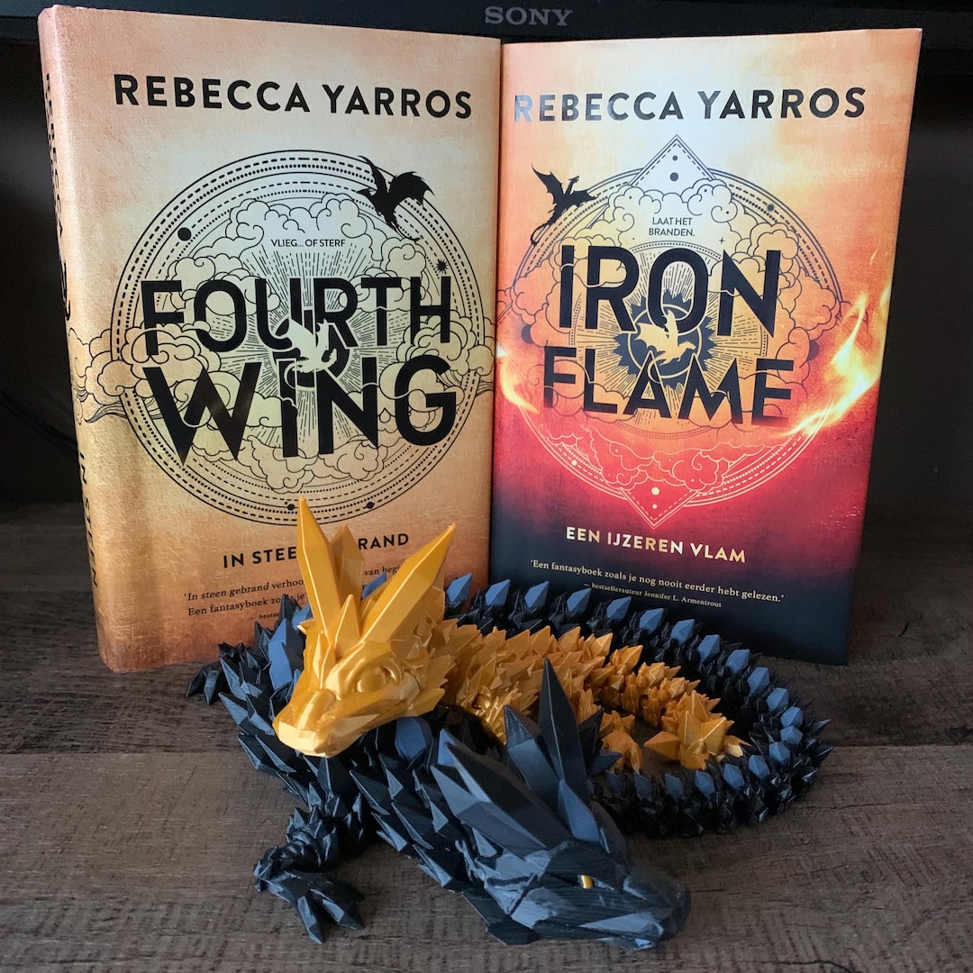 Andarna and Tairin Fanart Fanmade Crystal Dragon 3d Printed Fourth Wing ...