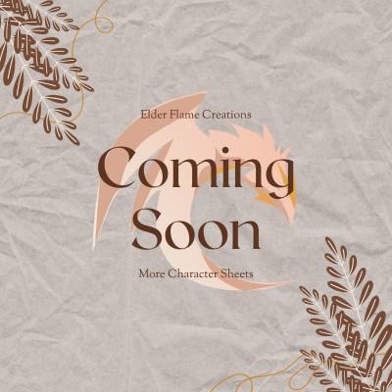 Druid Character Sheet 5E Printable & Digital Dnd 5th Edition PDF ...