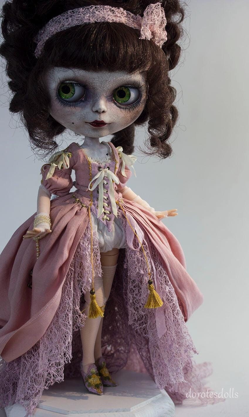 Sewing Rococo Inspired Doll Outfit and Shoes - 2 Pdf Tutorials - Etsy