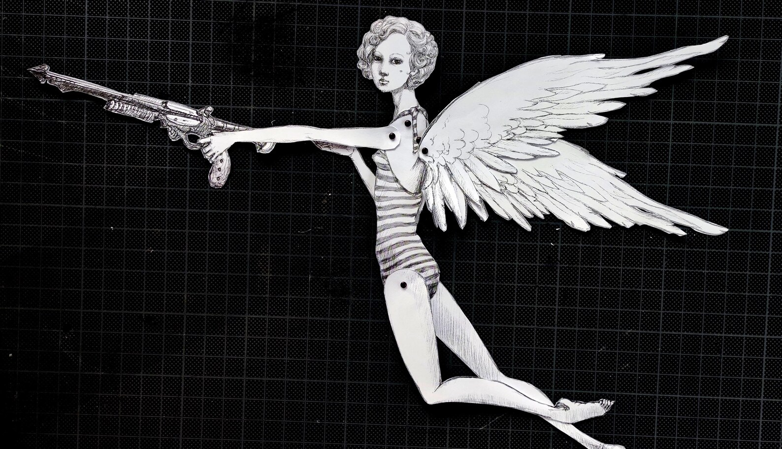 Cupid Paper Doll Printable File - Etsy