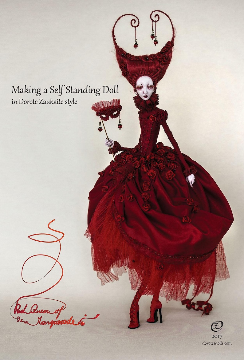 Doll Making Guide (PDF) Make a Self Standing Art Doll in Dorote ...