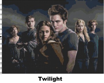 Twilight Cross Stitch Pattern - Etsy