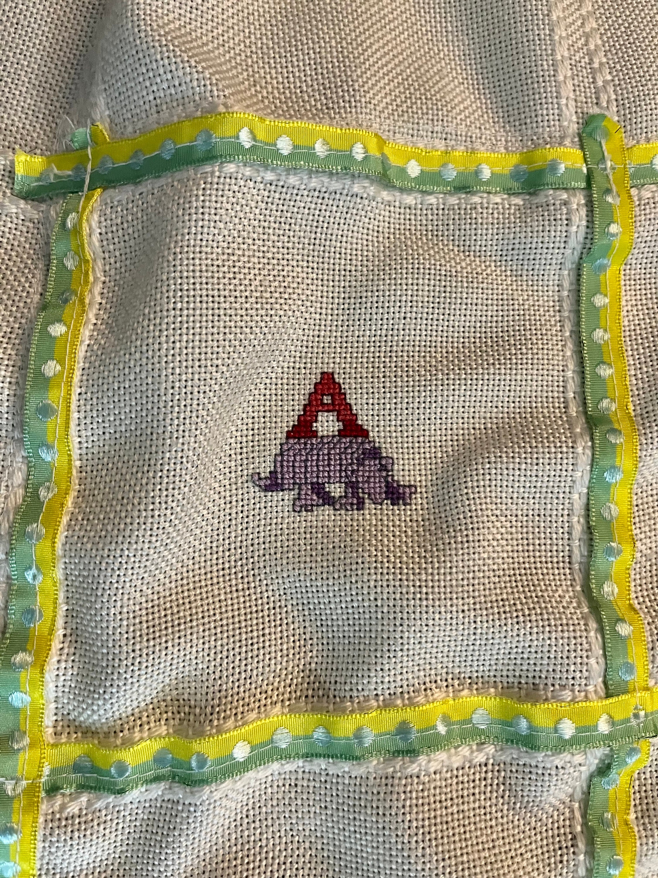 Alphabet Baby Afghan Hand Stitched - Etsy