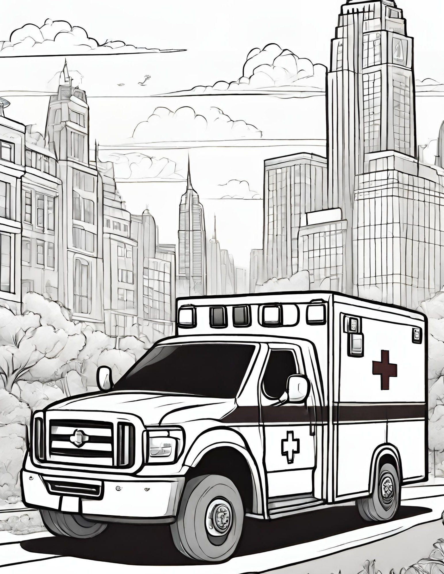 Medical Field Themed Instant Download Coloring Book. 60 Images ...