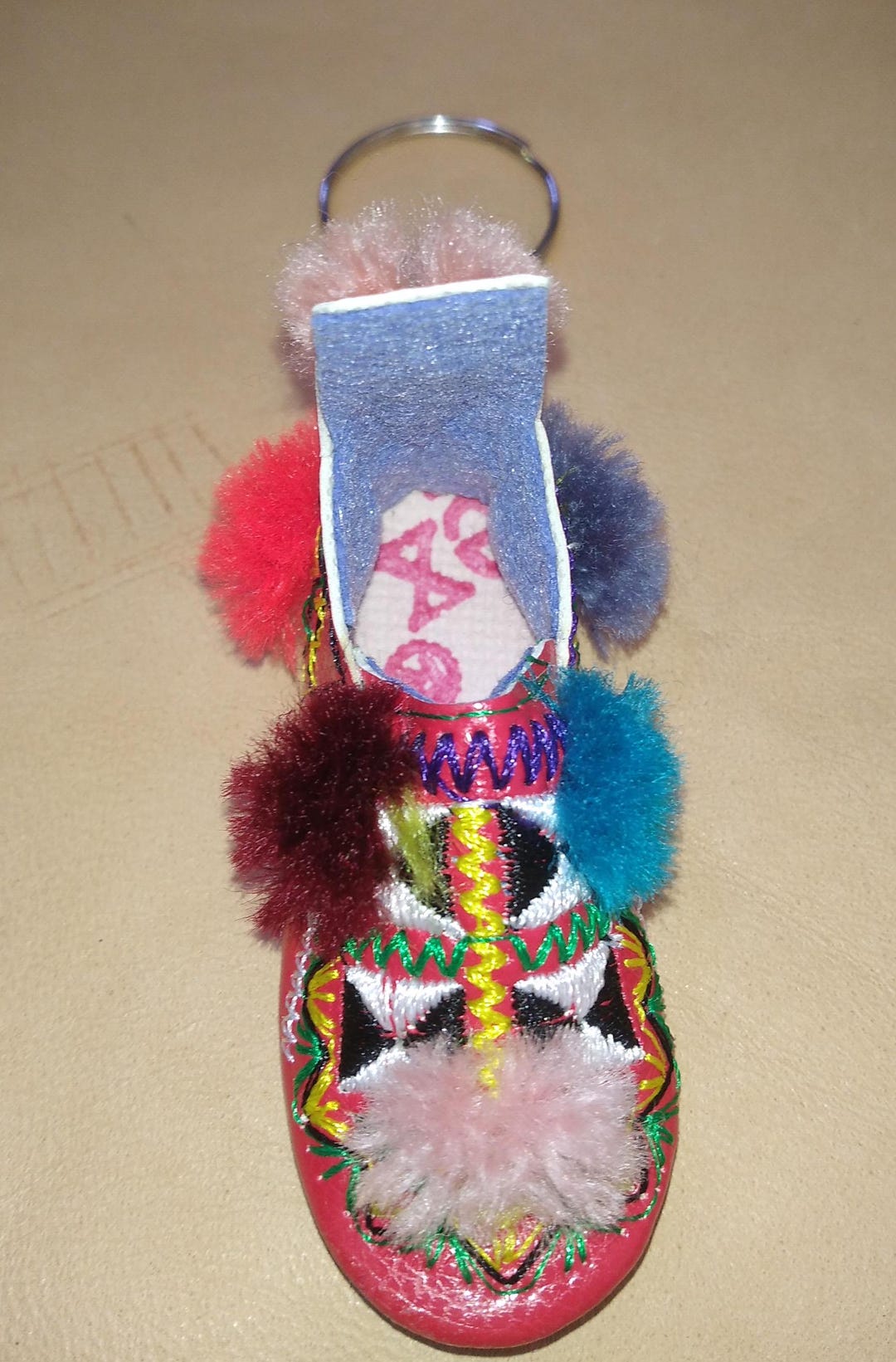 Leather Keychain Inspired by Traditional Amazigh Shoes , A Symbolic ...